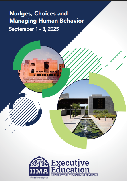 Behavioral Economics & Nudge Theory Programme | IIMA