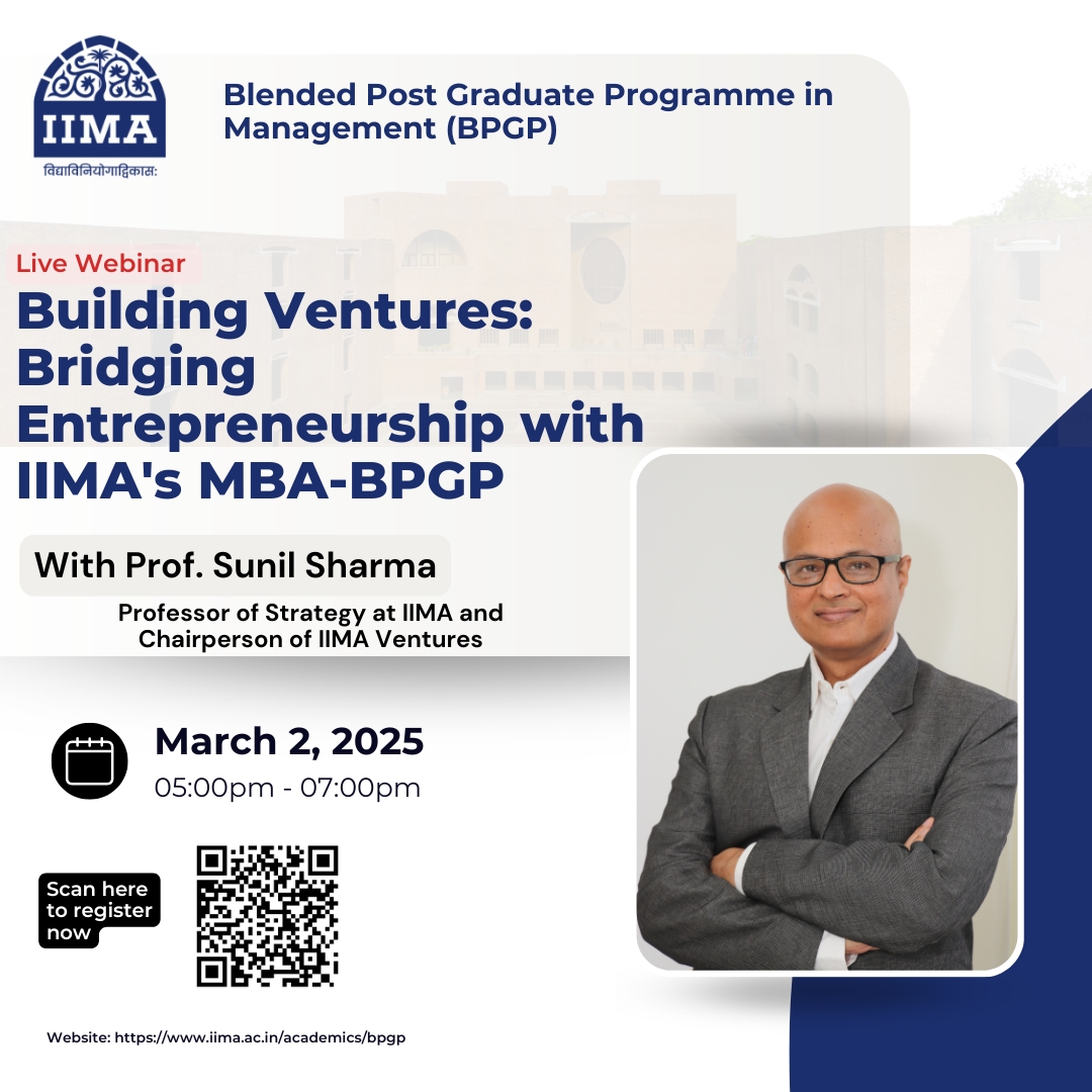Building Ventures: Bridging Entrepreneurship with IIMA's MBA-BPGP